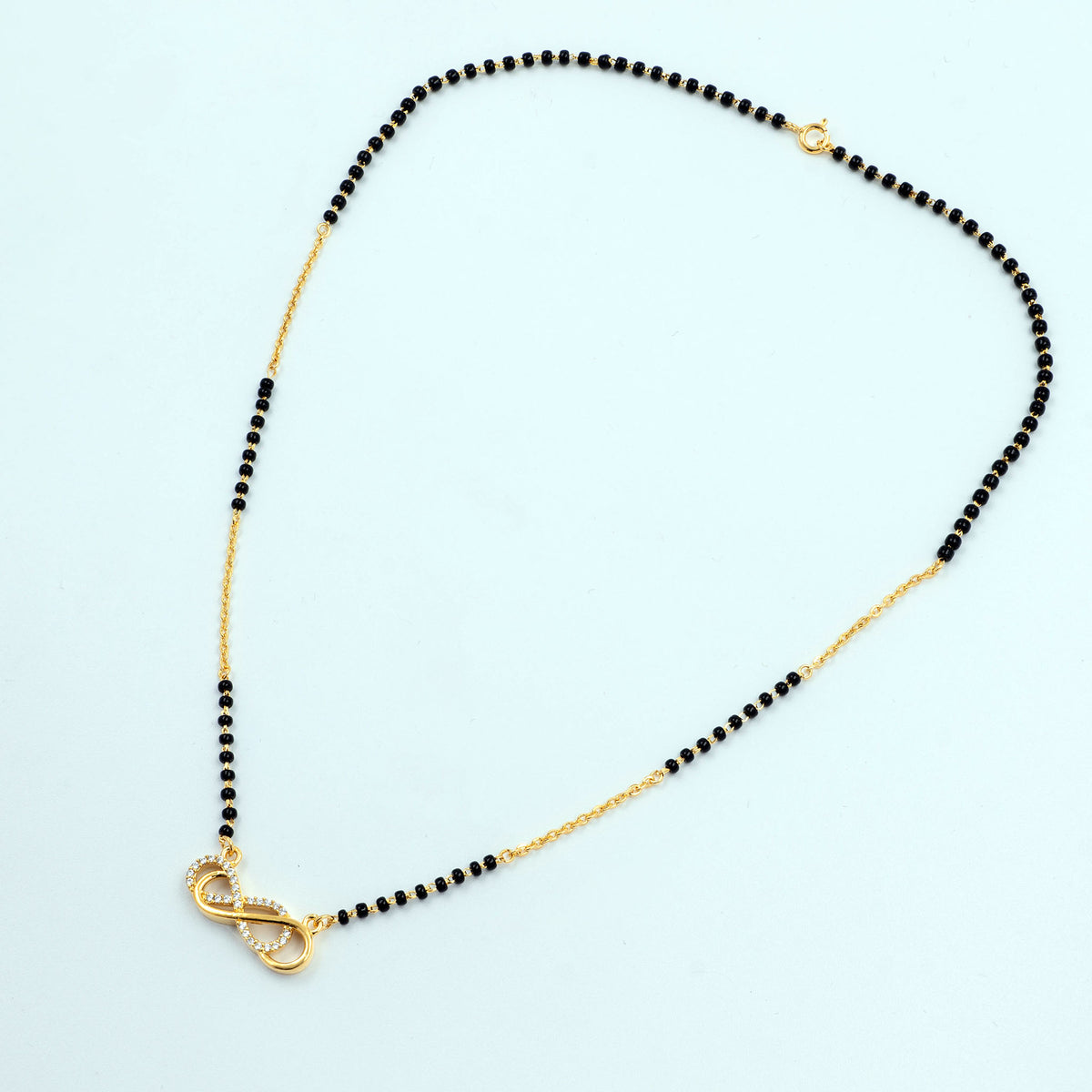 Infinity Charm Lightweight Mangalsutra – Mohh jewellery